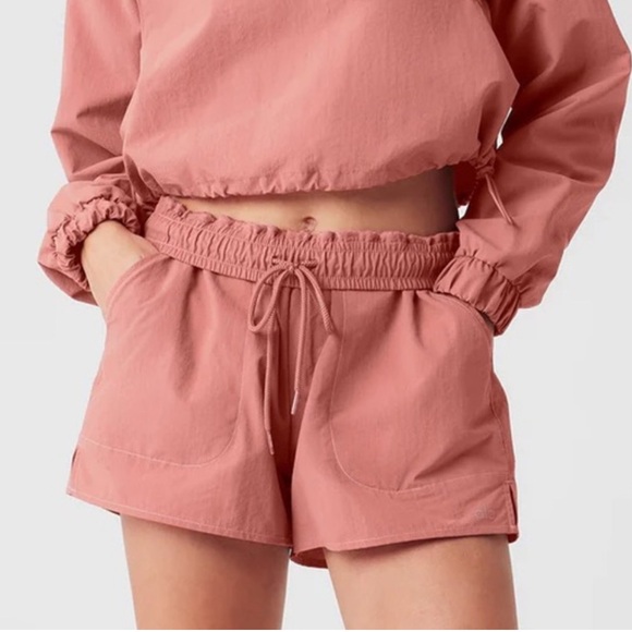 ALO Yoga | Shorts | Alo Yoga Alumni Short Soft Terracotta | Poshmark